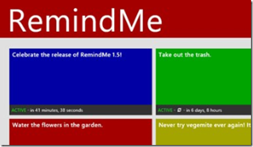 Review: RemindMe for Windows 8 – MobilityDigest