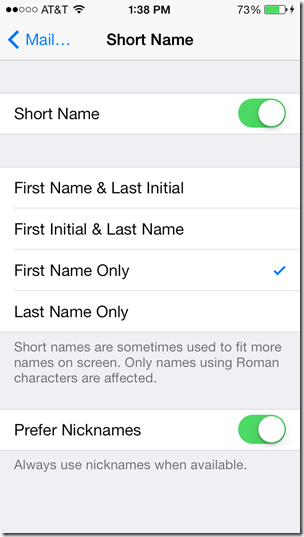 How To Display Full Names in Emails on iOS7 – MobilityDigest